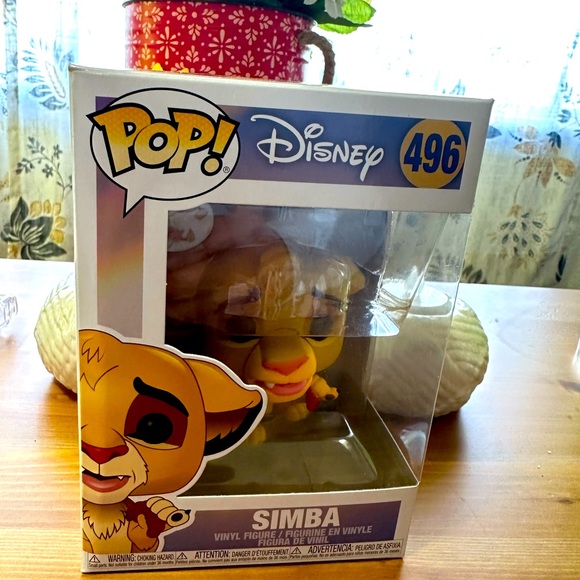 Disney | Toys | Nib Disney Lion King Funko Pop Simba 496 | Poshmark